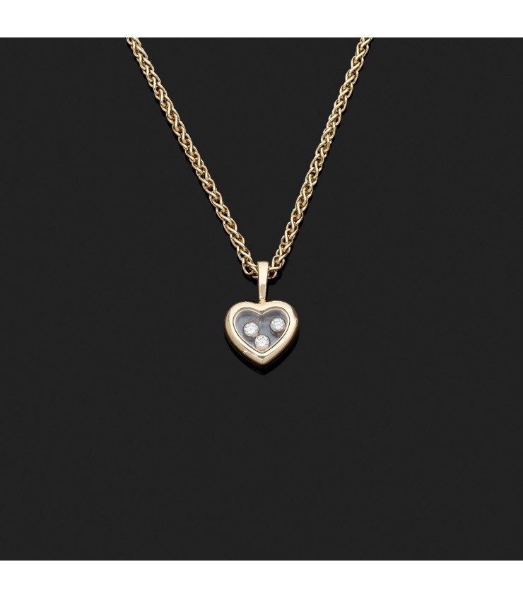 Chaîne Pendentif Chopard “Happy Diamonds”